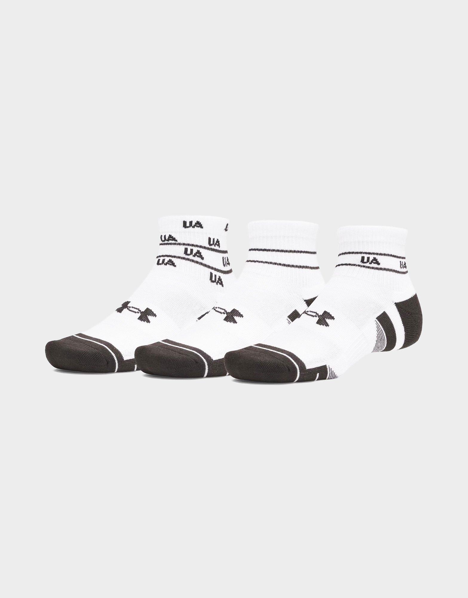 Under Armour Performance Tech 3 Pack Quarter Socks