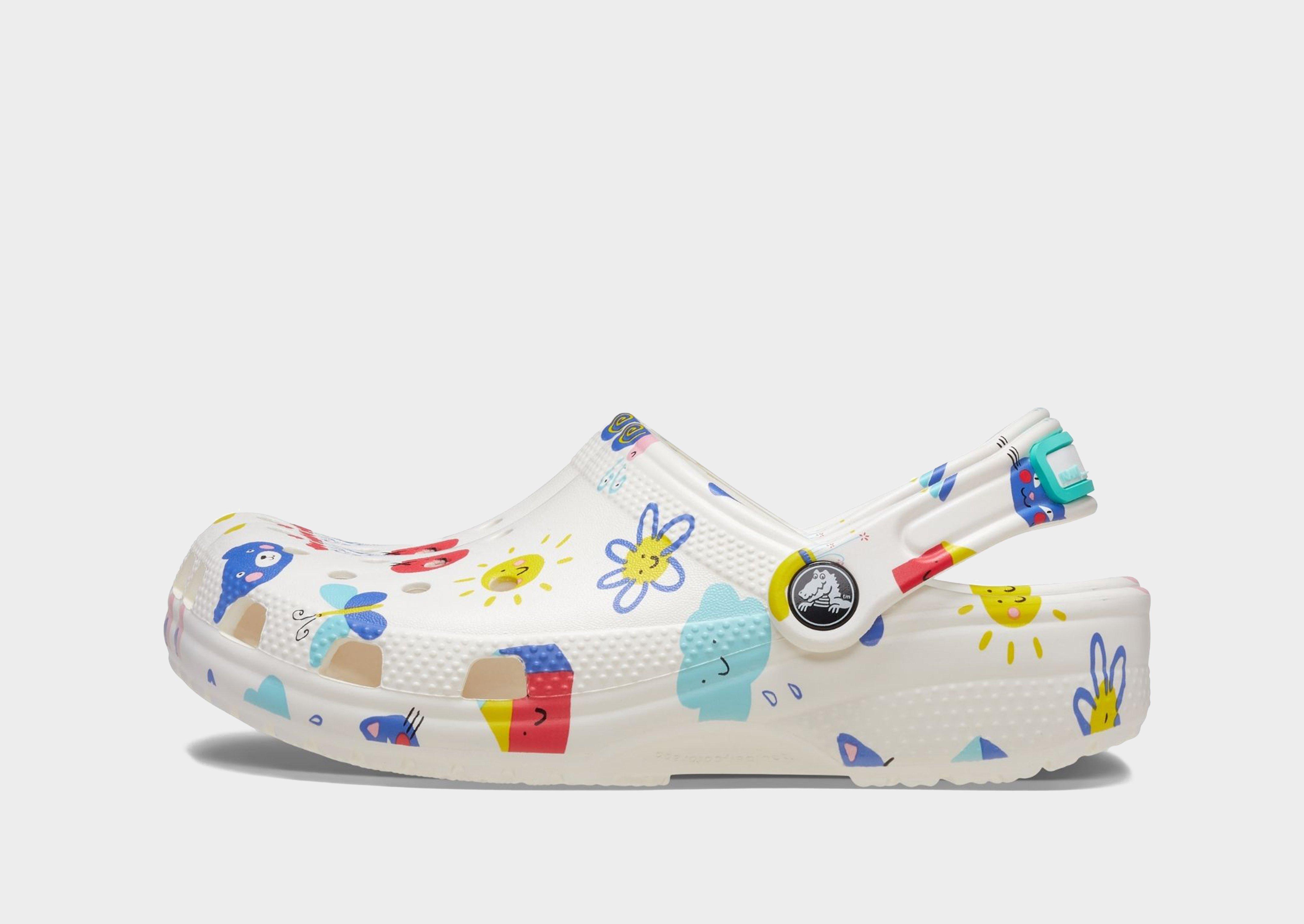 Crocs Classic Doodle Print Clog Children