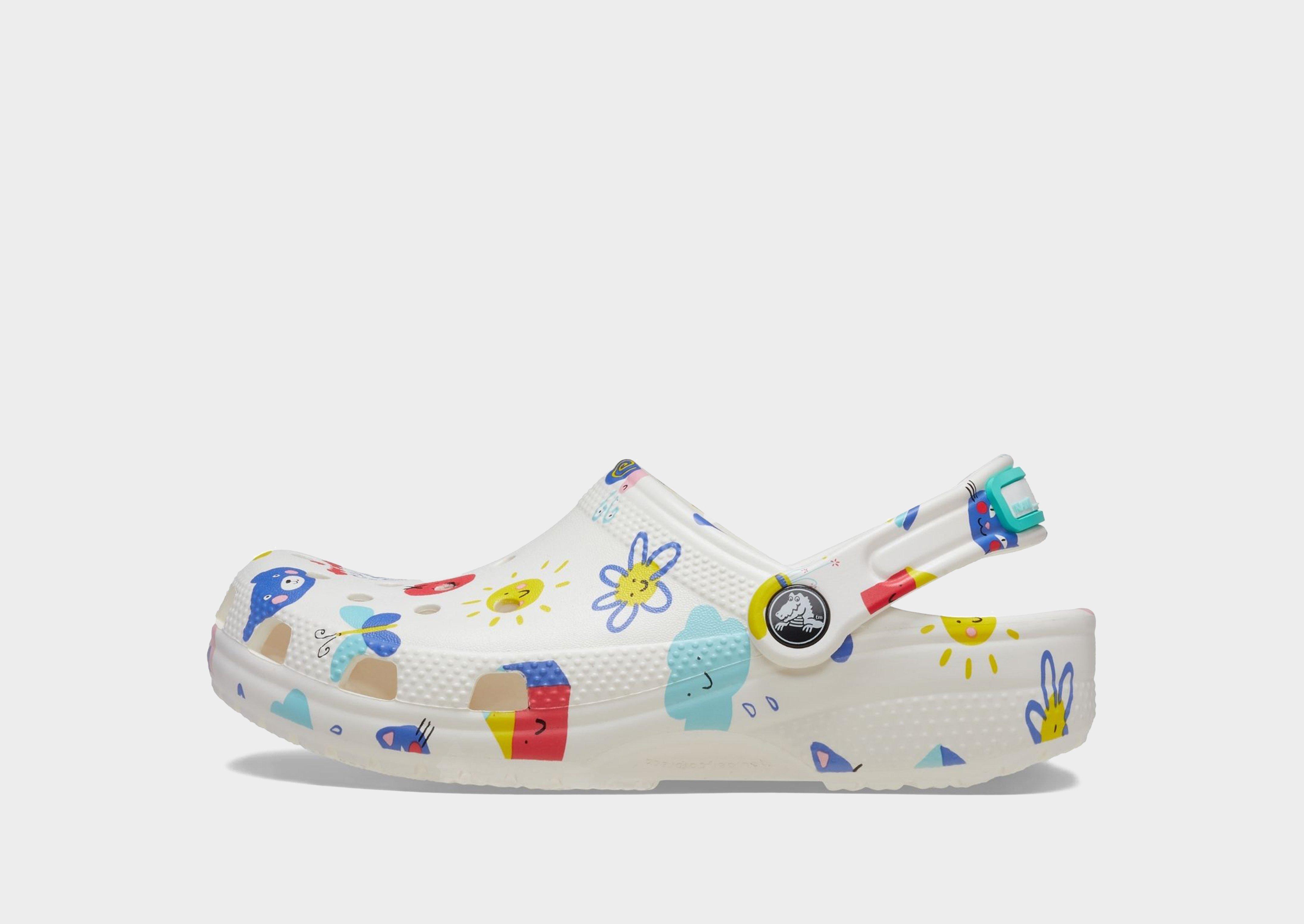 Crocs Classic Doodle Print Clog Infant