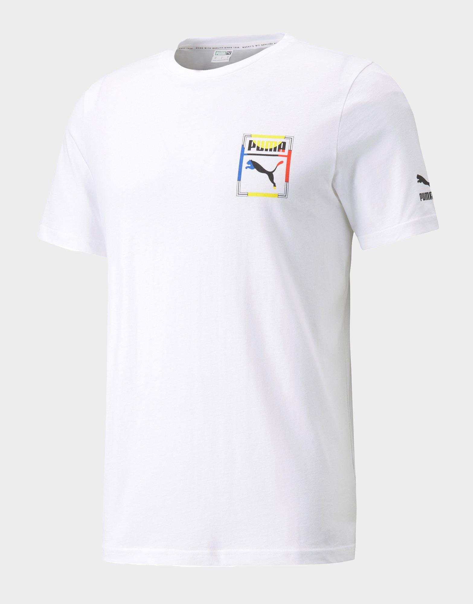 Puma Graphic Tee Box Logo Logo Play