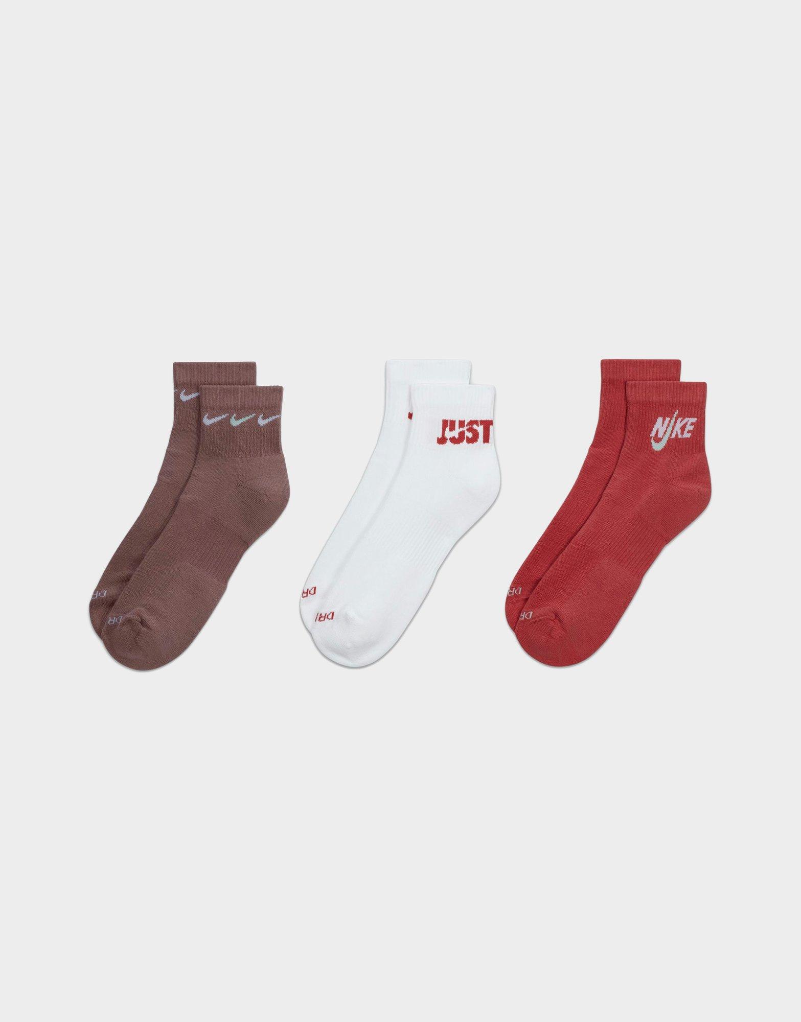 Nike Everyday Plus Cush Ankle 3 Pack Socks
