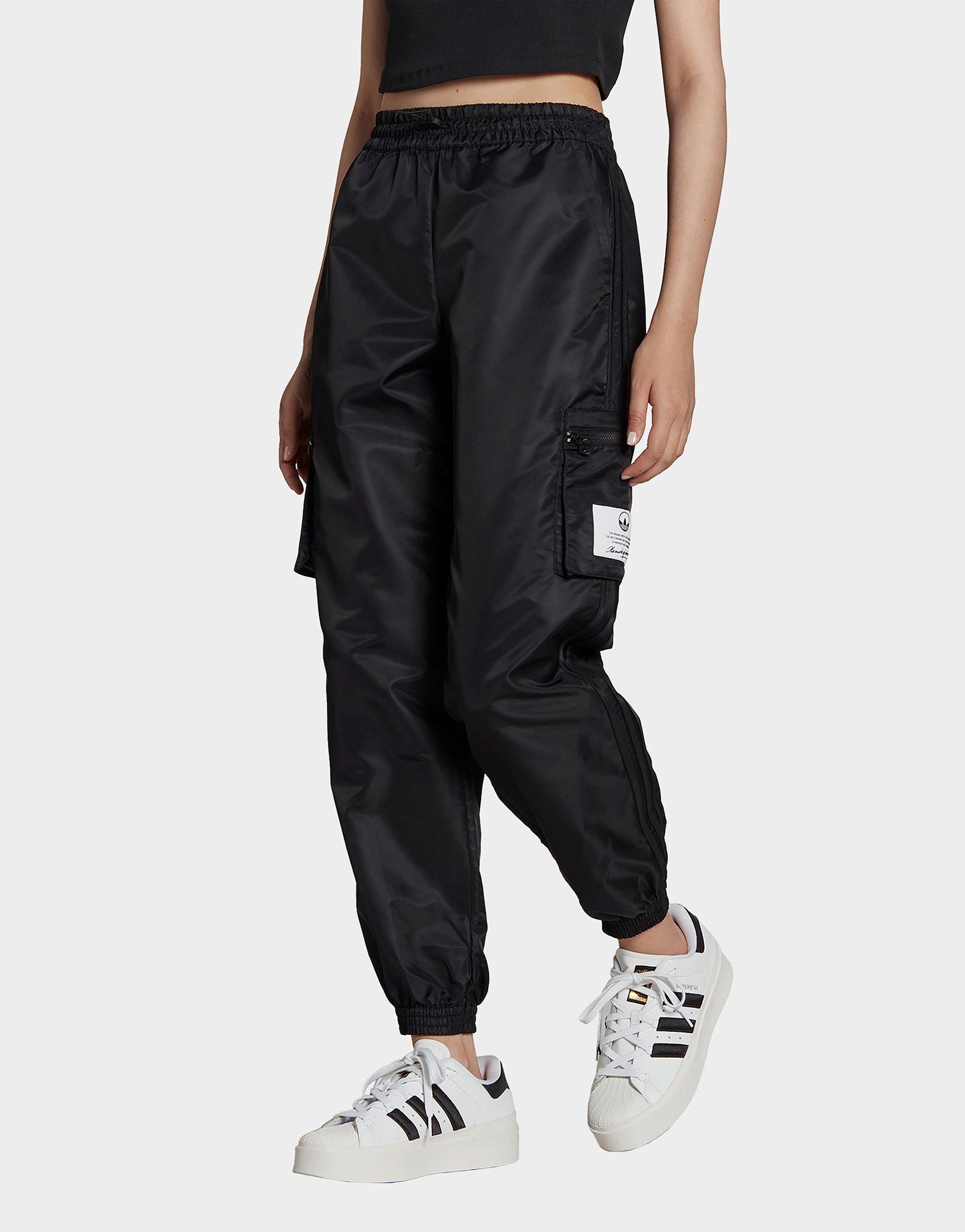adidas Negro Utility Nylon Pants Women's